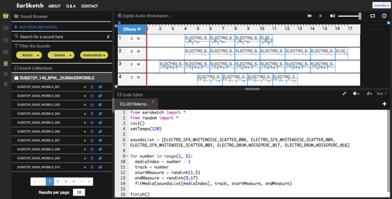 Intro to Python with Earsketch! - FabLab Education